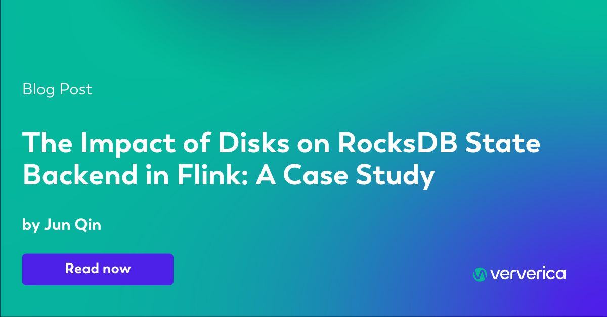 The Impact of Disks on RocksDB State Backend in Flink: A Case Study